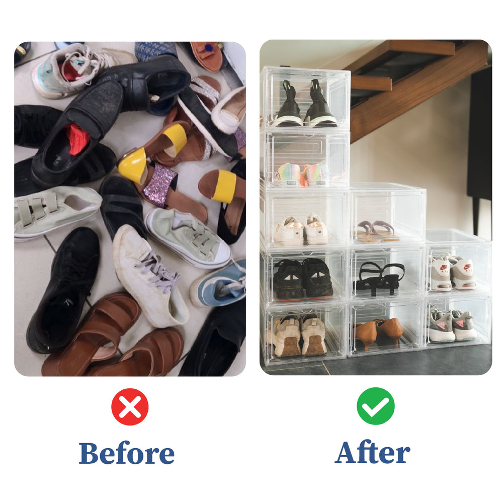 Clear Multi Bins | Transparent Storage Box