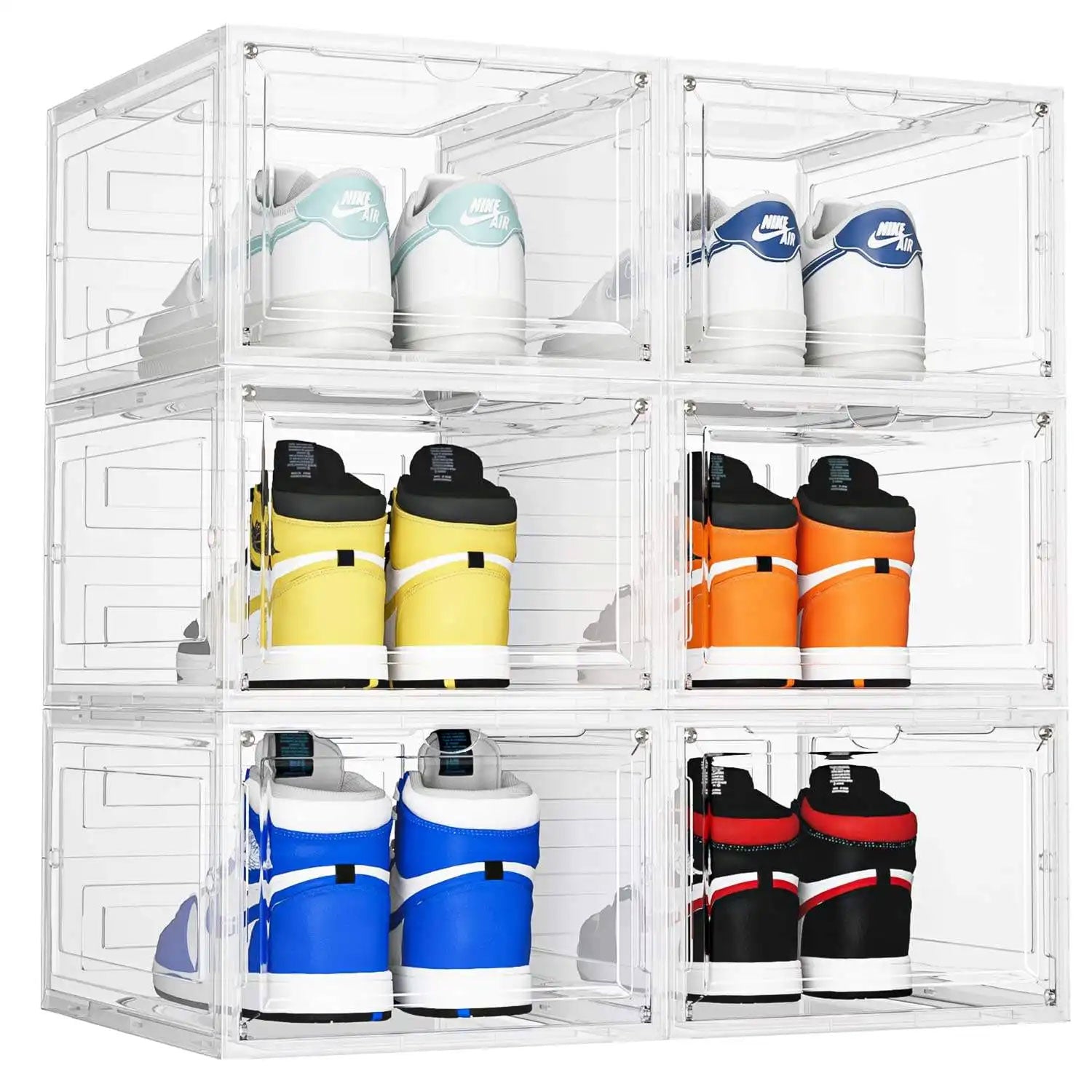 Clear Multi Bins | Shoe Sneakers Organizer