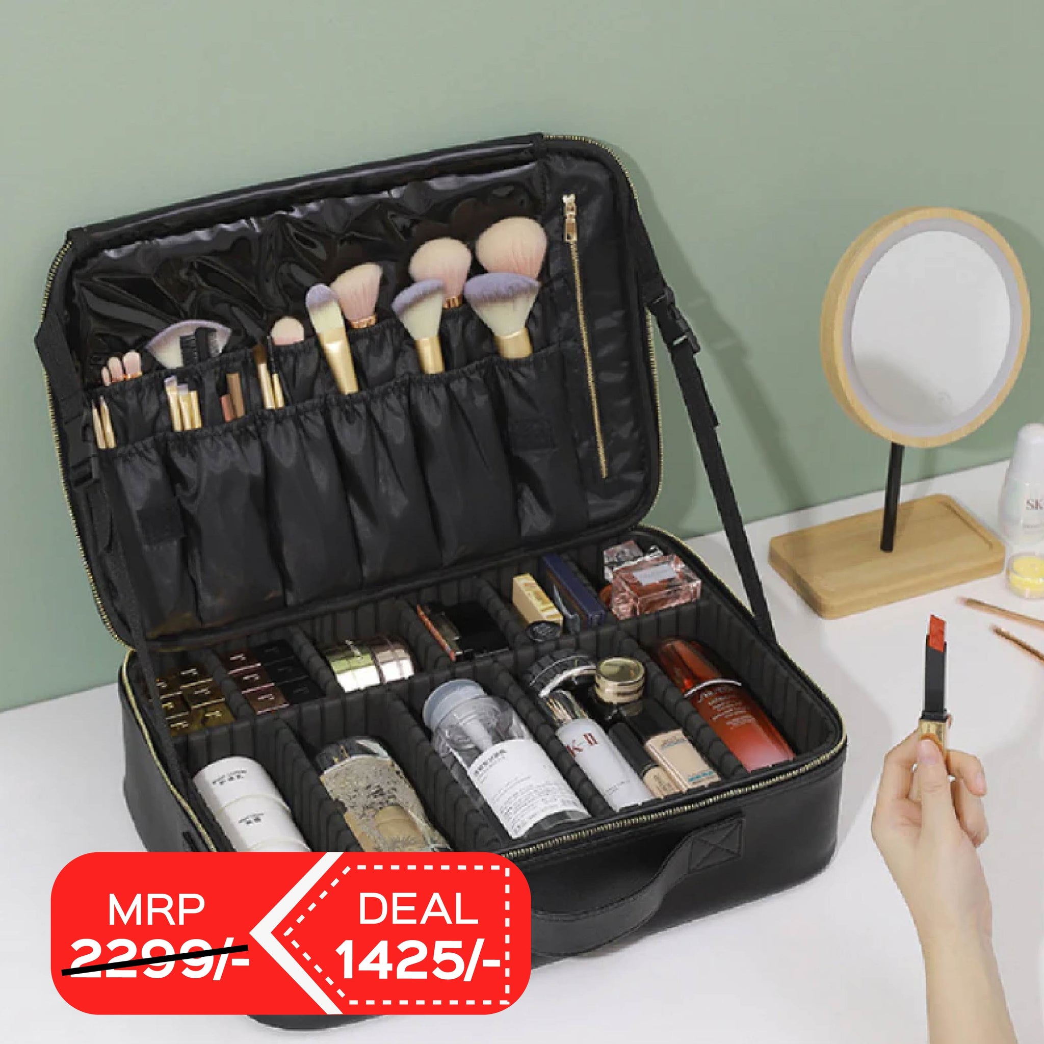 Makeup Kit Box – Professional Vanity Organizer | Homestrap